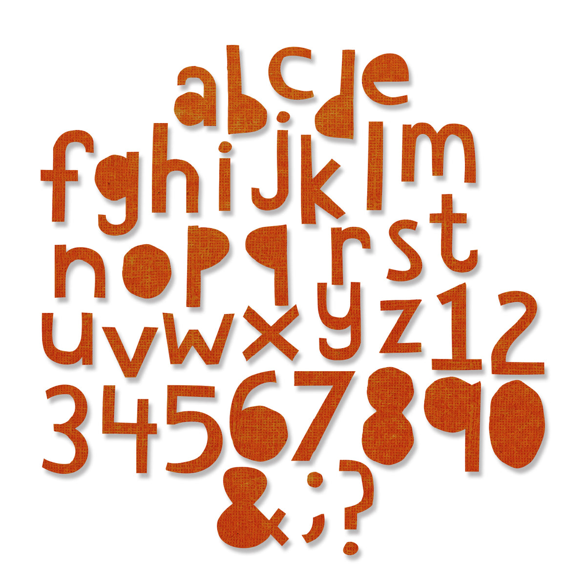 Sizzix Thinlits Die Set 102PK - Alphanumeric Cutout Lower by Tim Holtz – Sizzix.co.uk