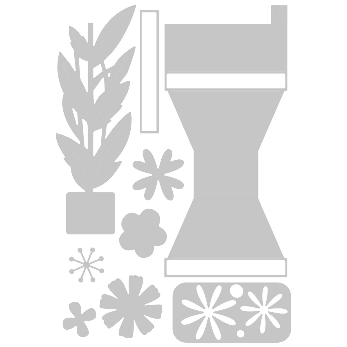 Sizzix Thinlits Die Set 9PK - Pop-Up Plant Pot – Sizzix.co.uk