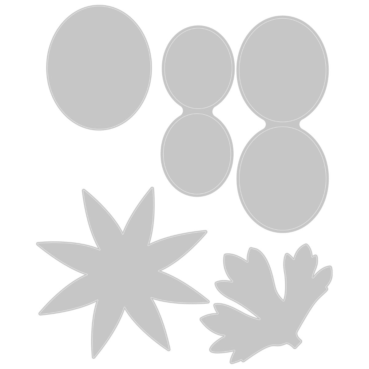 Sizzix Thinlits Die Set 5PK Ranunculus – Sizzix.co.uk