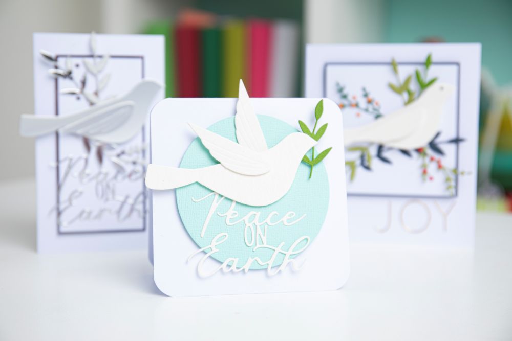 Sizzix Thinlits Die Set 8PK - Christmas Dove – Sizzix.co.uk