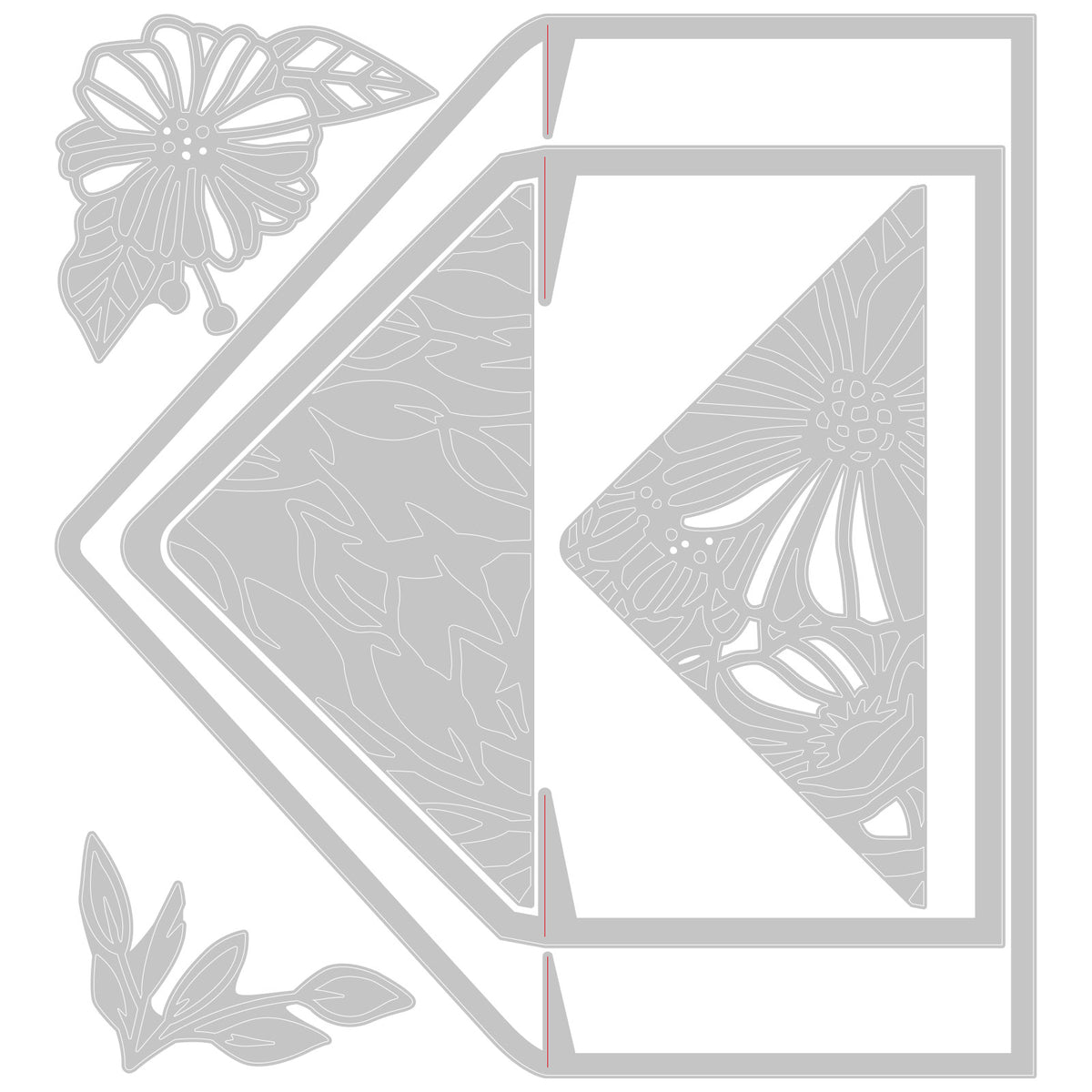 Sizzix Thinlits Die Set 6PK - Delicate Envelope Liners – Sizzix.co.uk