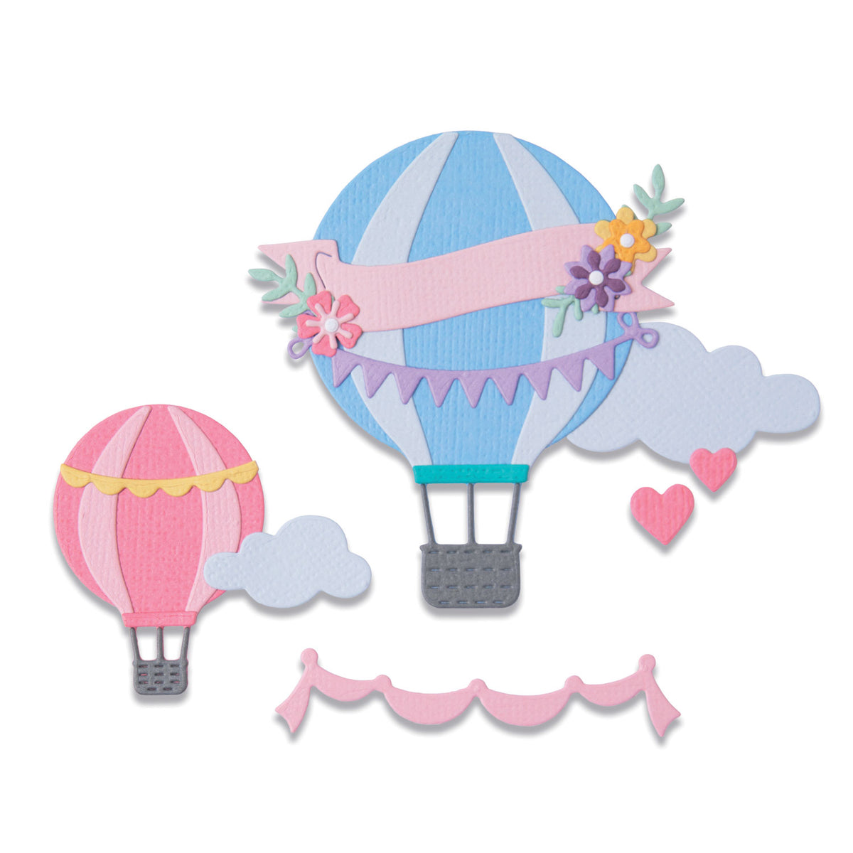Sizzix Thinlits Die Set 10PK - Hot Air Balloon – Sizzix.co.uk