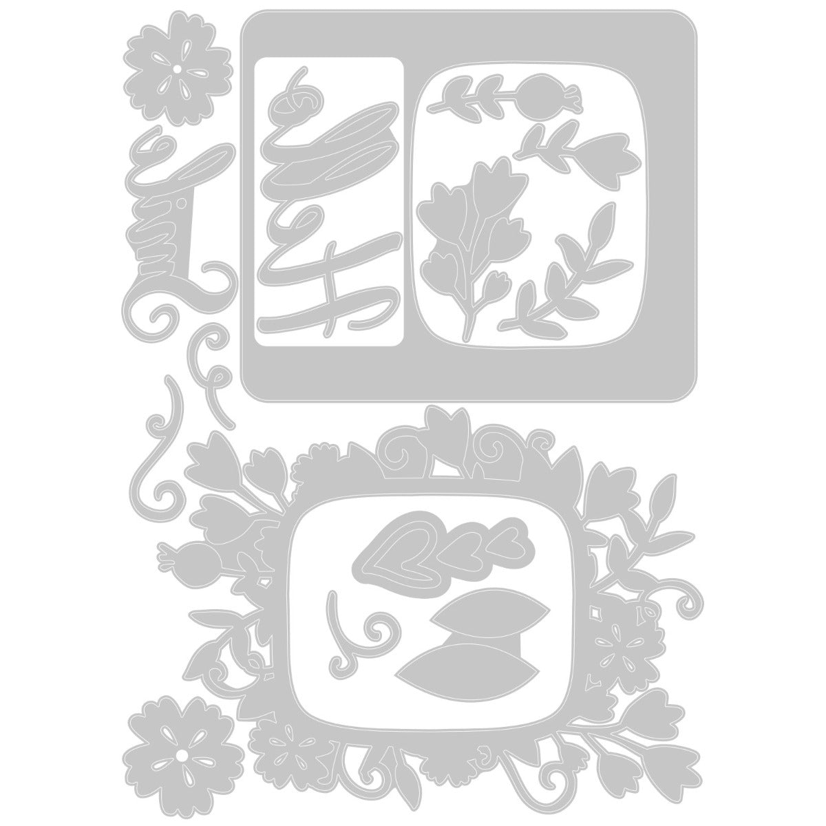 Sizzix Thinlits Die Set 15PK - Rounded Picture Frames – Sizzix.co.uk