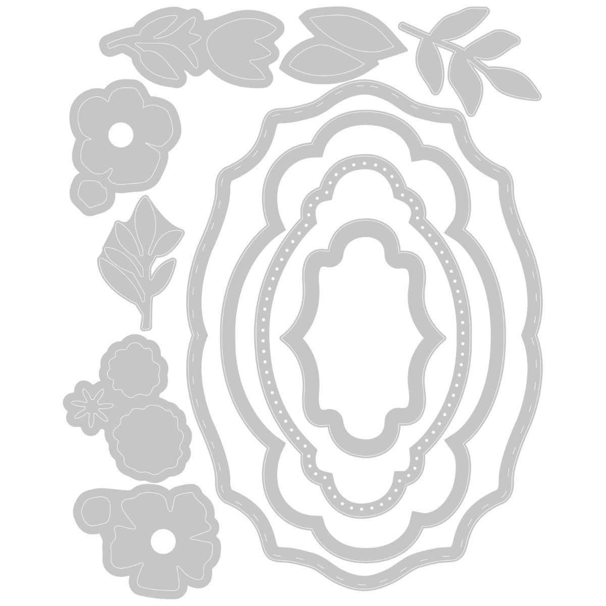 Sizzix Thinlits Die Set 11PK - Layered Labels – Sizzix.co.uk