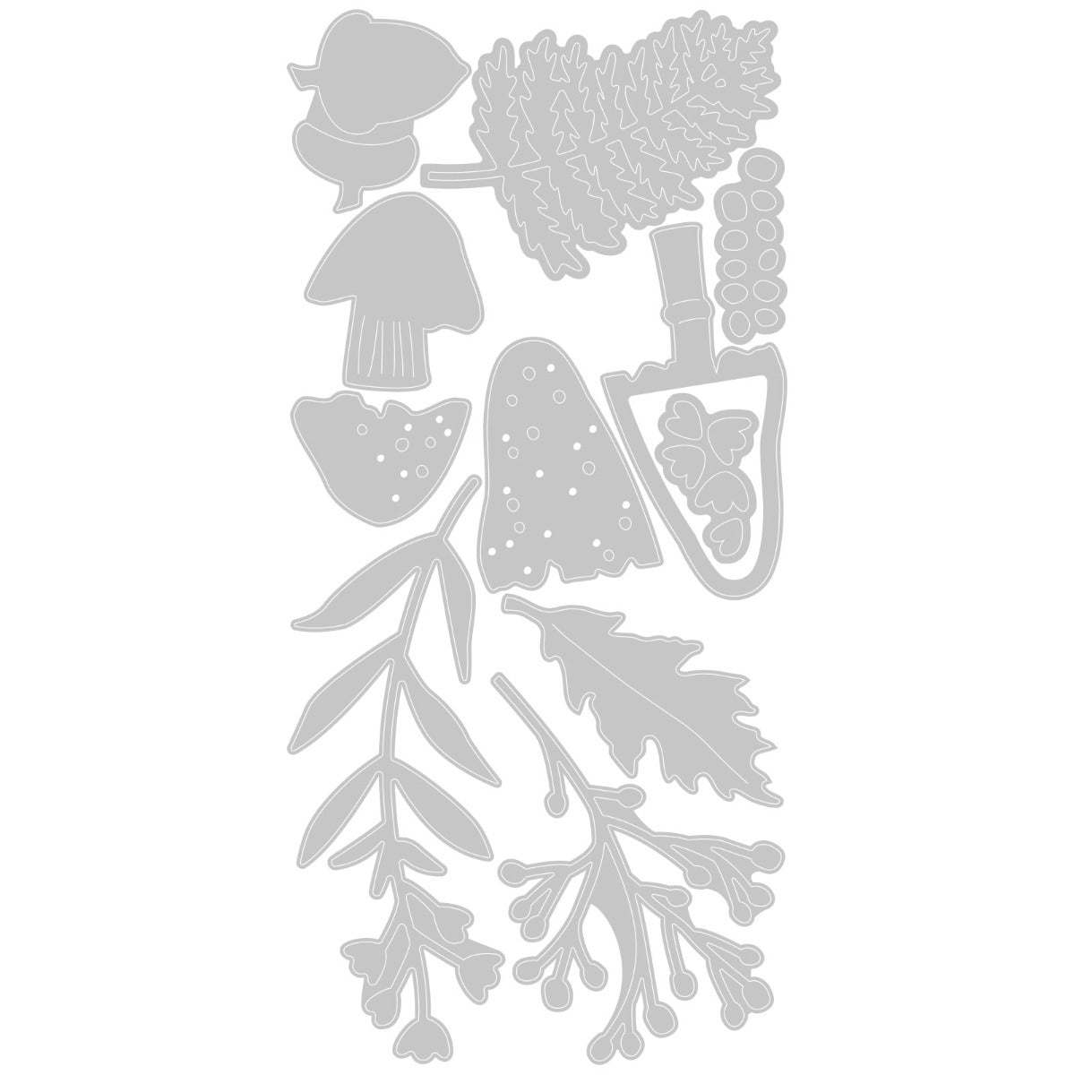 Sizzix Thinlits Die Set 11PK Winter Nature – Sizzix.co.uk