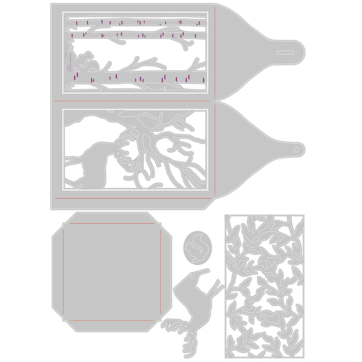 Sizzix Thinlits Die Set 7PK - Woodland Lantern – Sizzix.co.uk