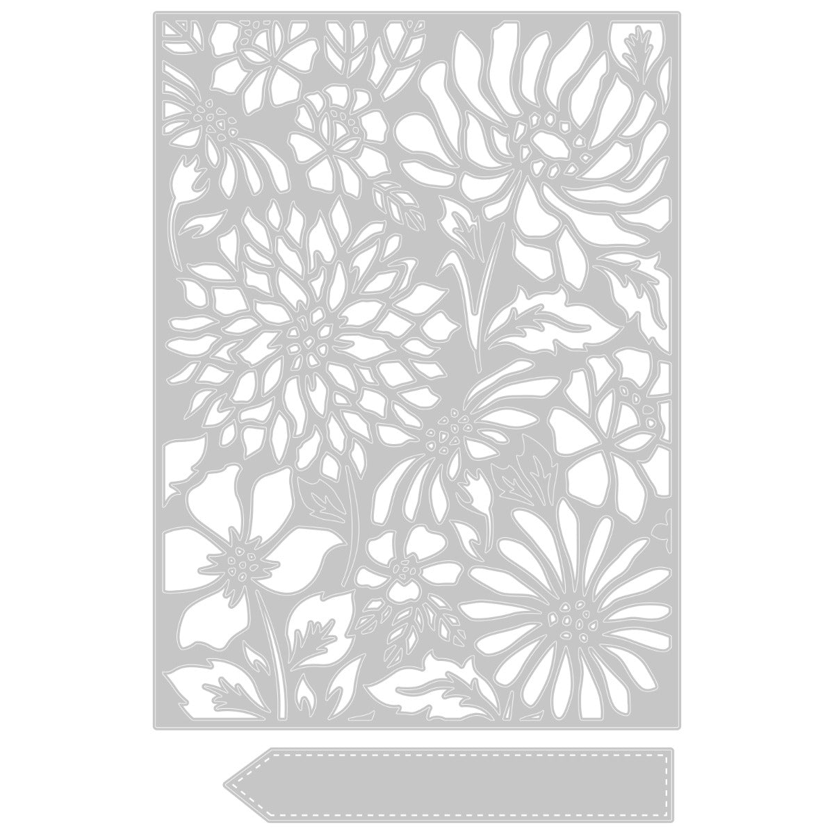 Sizzix Thinlits Die Set 2PK - Botanic Scene – Sizzix.co.uk