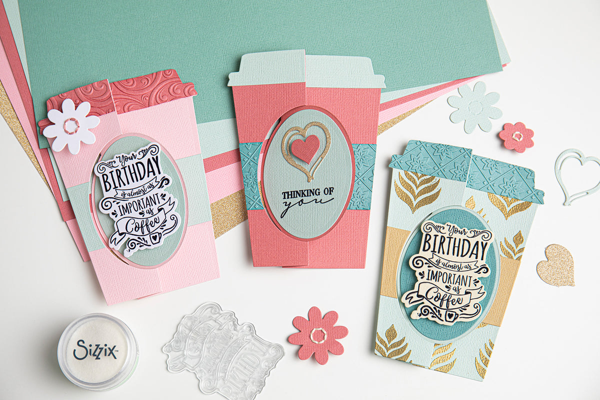 Sizzix Thinlits Die Set 8PK - Card CafÃ© – Sizzix.co.uk