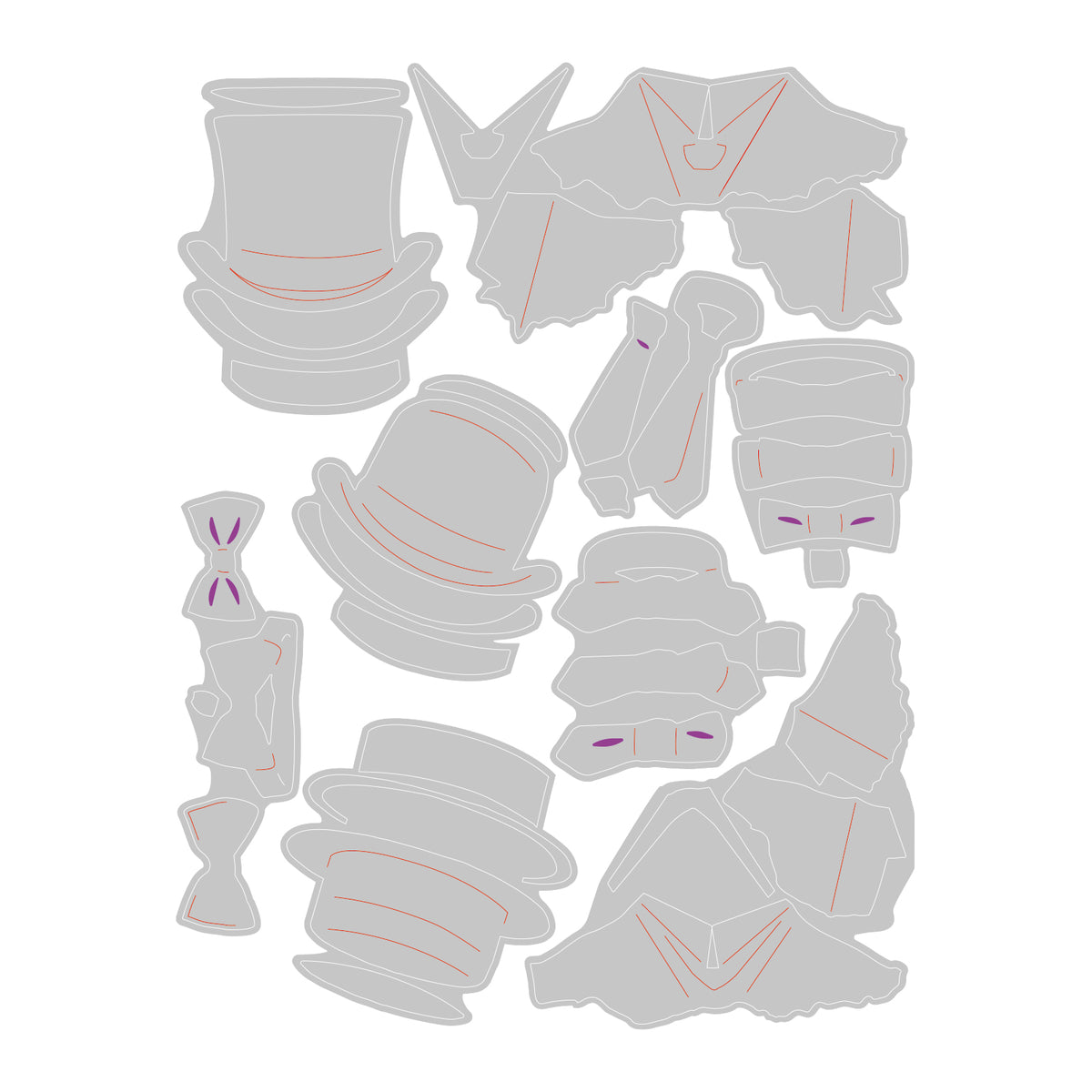 Sizzix Thinlits Die Set 9PK - Tailored by Tim Holtz – Sizzix.co.uk