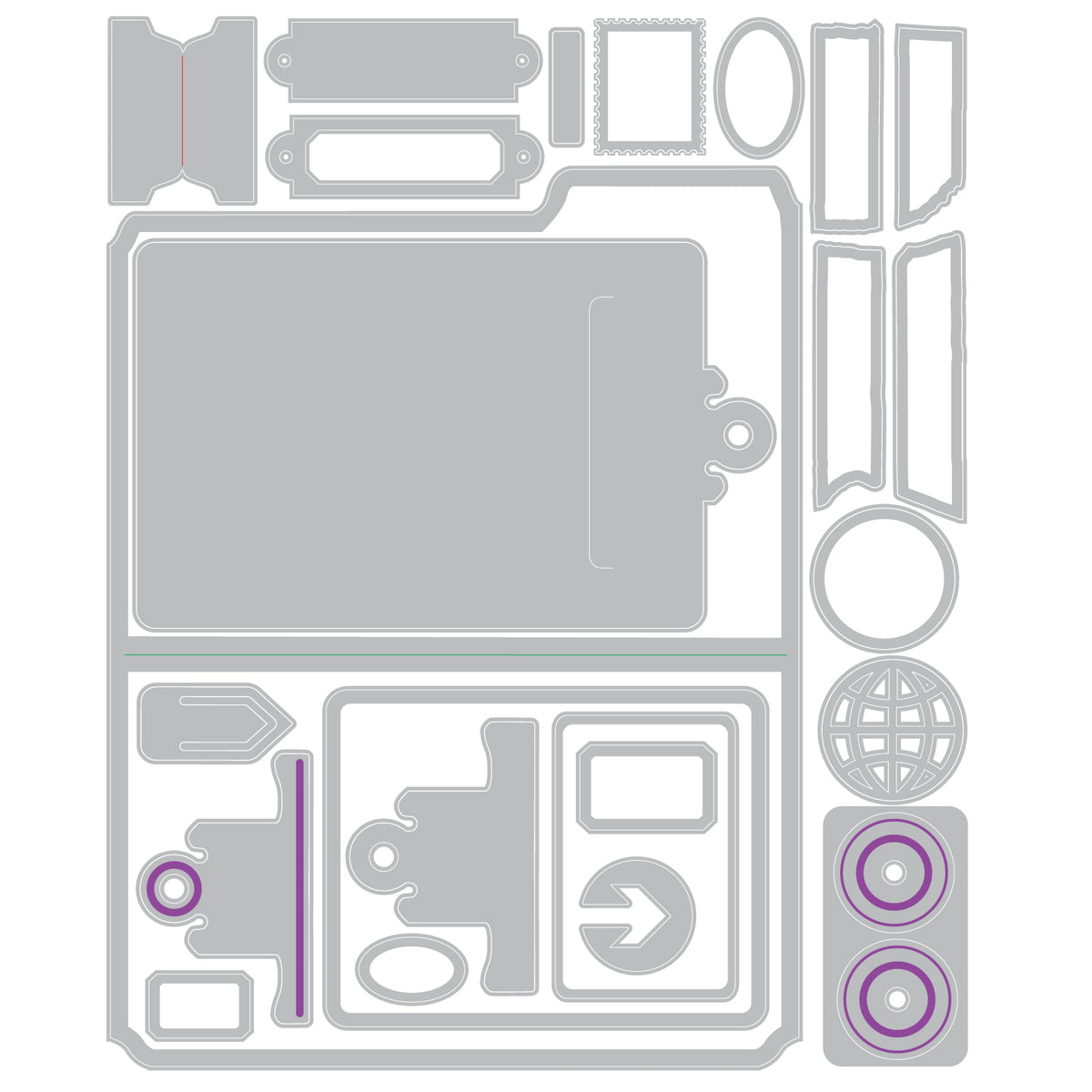 Sizzix Thinlits 24PK Die Set - Vault Noteworthy by Tim Holtz – Sizzix.co.uk