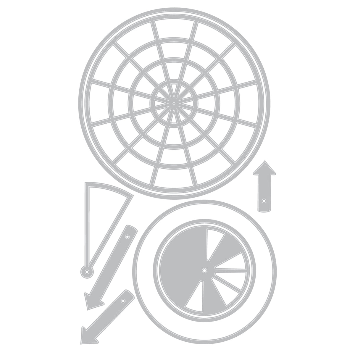 Sizzix Thinlits 9PK Die Set - Rainbow Wheels by Eileen Hull – Sizzix.co.uk