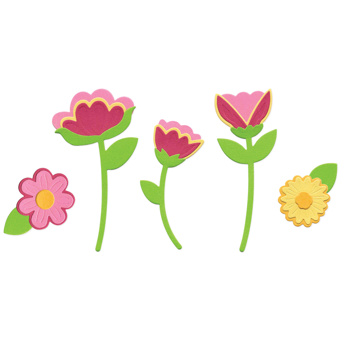 Sizzix Thinlits Die Set 19PK - Whimsy Blooms #2 by Catherine Pooler – Sizzix.co.uk