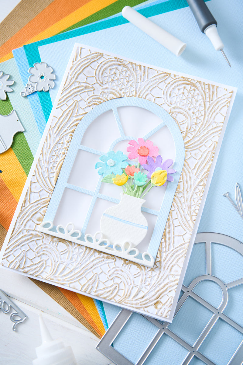 Sizzix Thinlits 13PK Die Set - Windowsill Flowers and Vase by Eileen H – Sizzix.co.uk