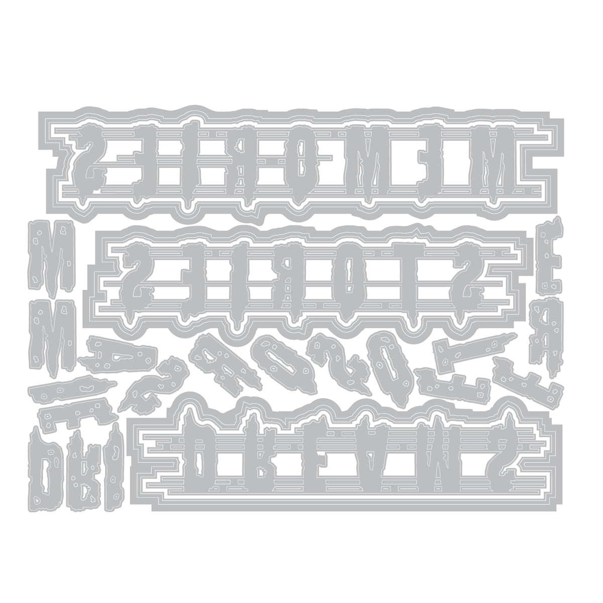 Sizzix Thinlits Die Set 24PK - Word Wafers #2 by Seth ApterÂ – Sizzix.co.uk