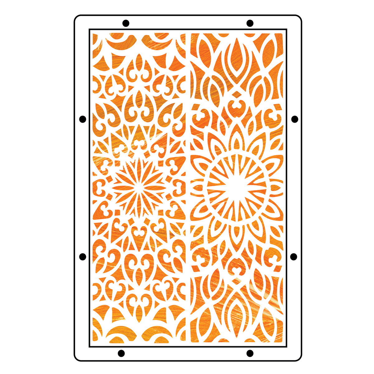 Sizzix Studio A5 Clear Stamps Set 7PK w/3pk A5 - Stencils Build It by– Sizzix.co.uk