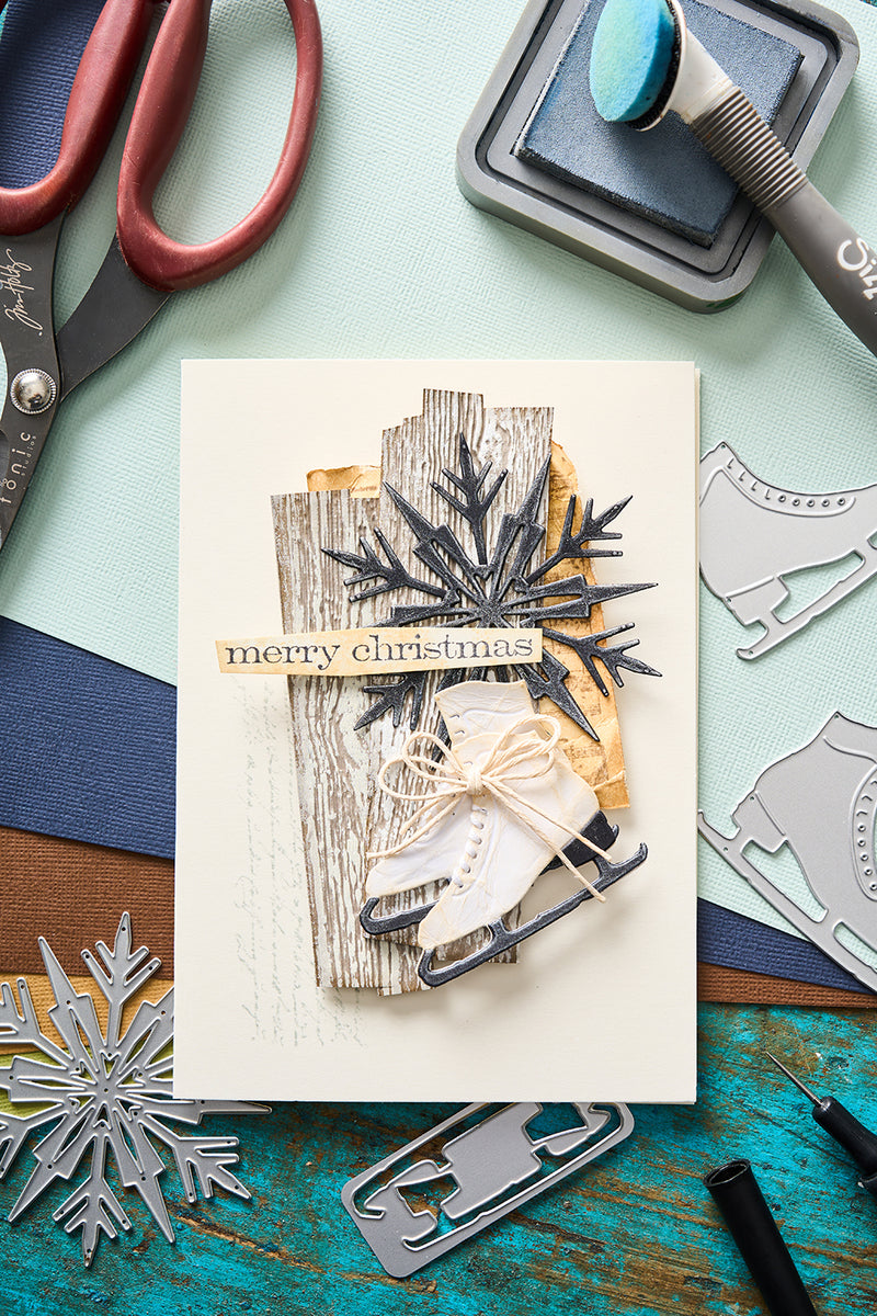 Sizzix Thinlits Die Set 10PK - Vault Winter Wishes by Tim Holtz ...