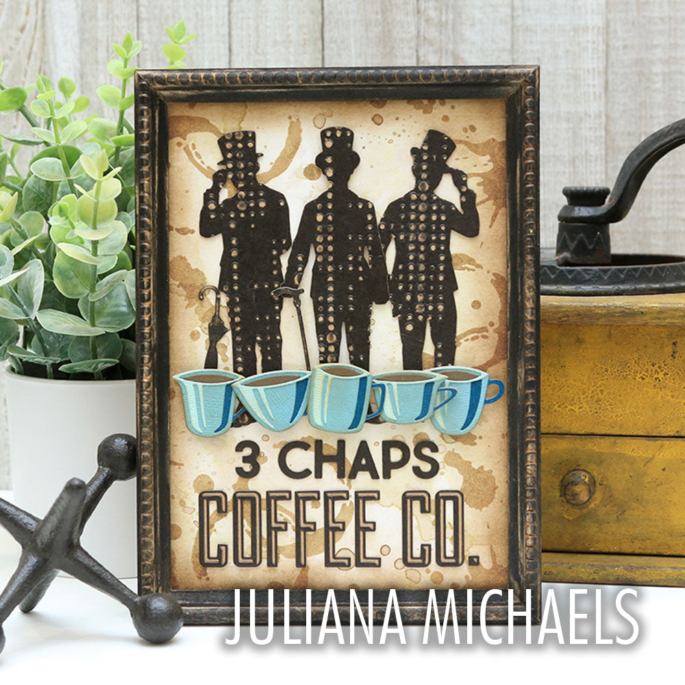 Sizzix Thinlits Die Set 28PK - Papercut Cafe by Tim Holtz – Sizzix.co.uk