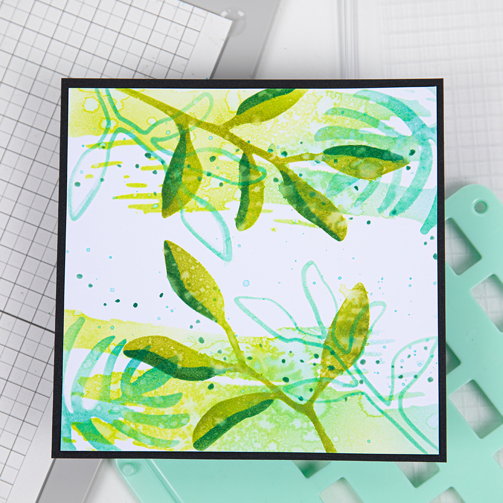 Sizzix Layered Stencils 4PK - Watercolor Leaves – Sizzix.co.uk