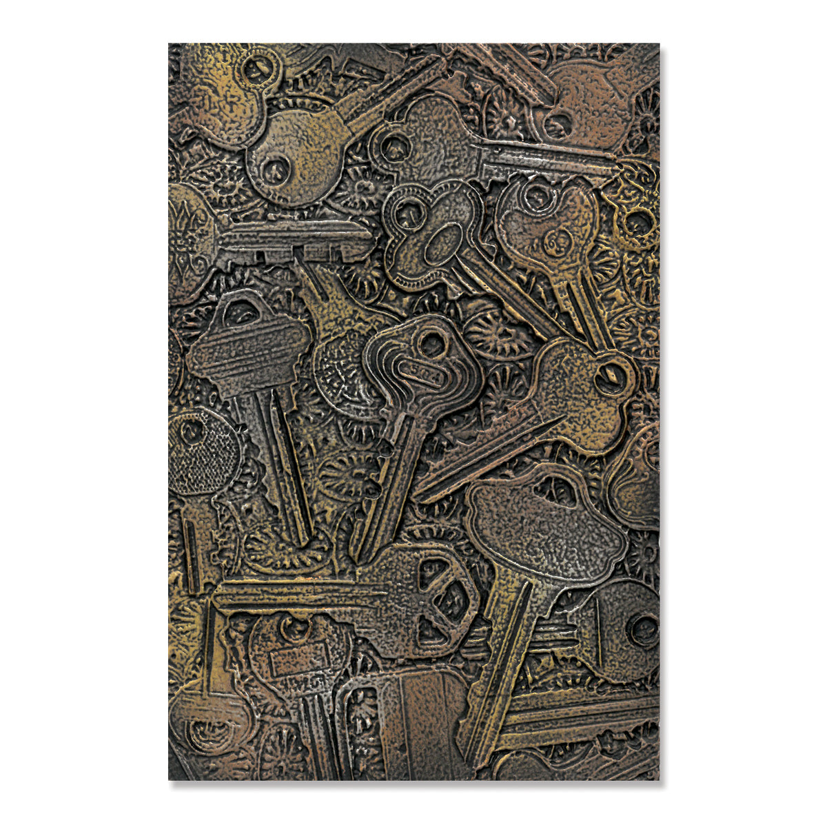 3-D Textured Impressions Embossing Folder - Keys by Eileen Hull ...