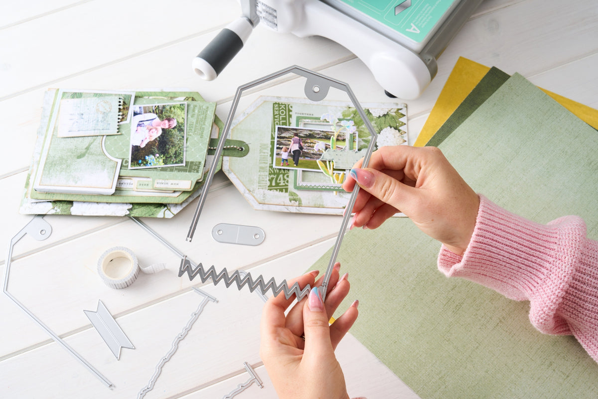 Sizzix Thinlits 17PK Die Set - Snap and Swap Large Tags by 49 and Mark ...