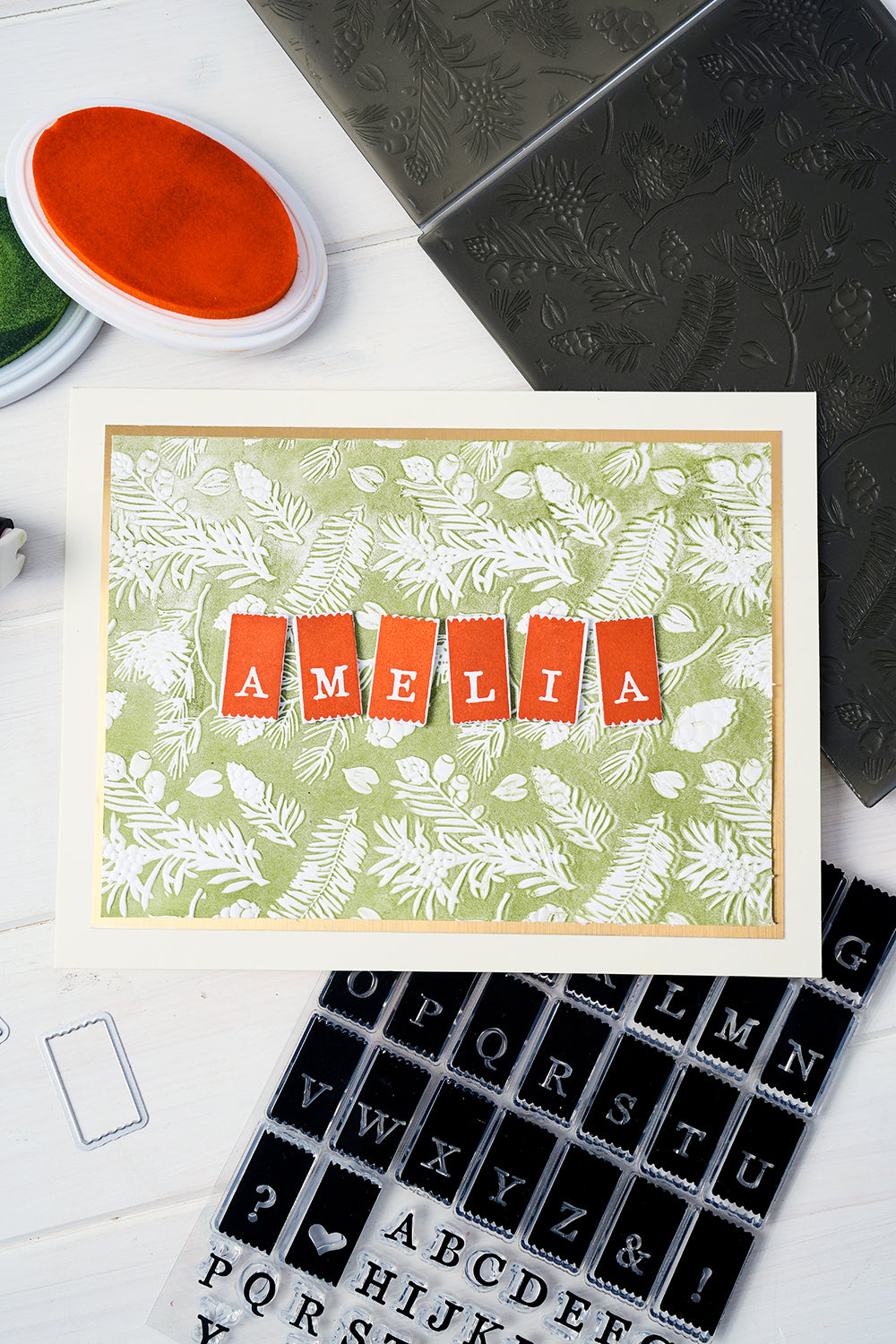 Sizzix A5 Clear Stamps 60PK w/10PK Framelits Die - Tab Stamp Alpha by ...