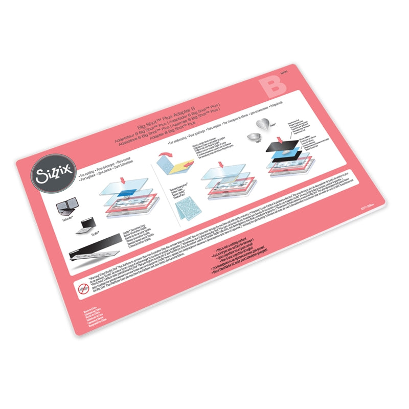 Sizzix Big Shot Plus Accessory - Adapter B, Standard – Sizzix.co.uk
