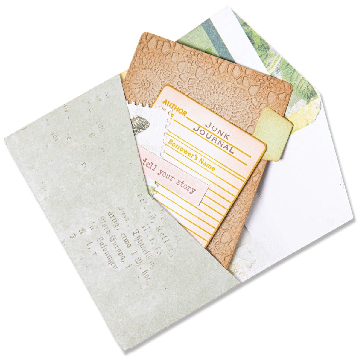 Sizzix Thinlits Die Set 6PK - Journaling Card, Envelope & Windows by E ...