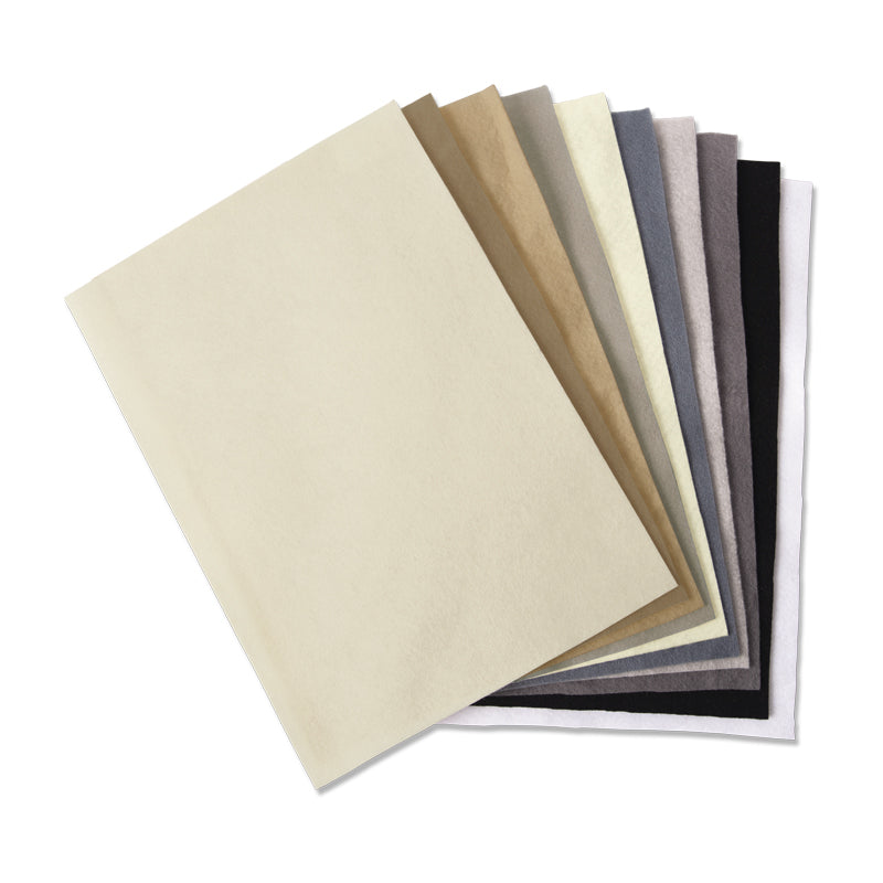 Sizzix Surfacez Neutral Colored Felt Sheets 10PK – Sizzix.co.uk