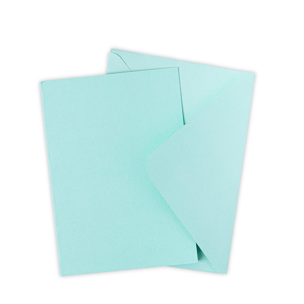 Sizzix Surfacez - Card & Envelope Pack, A6, Mint Julep, 10PK – Sizzix.co.uk