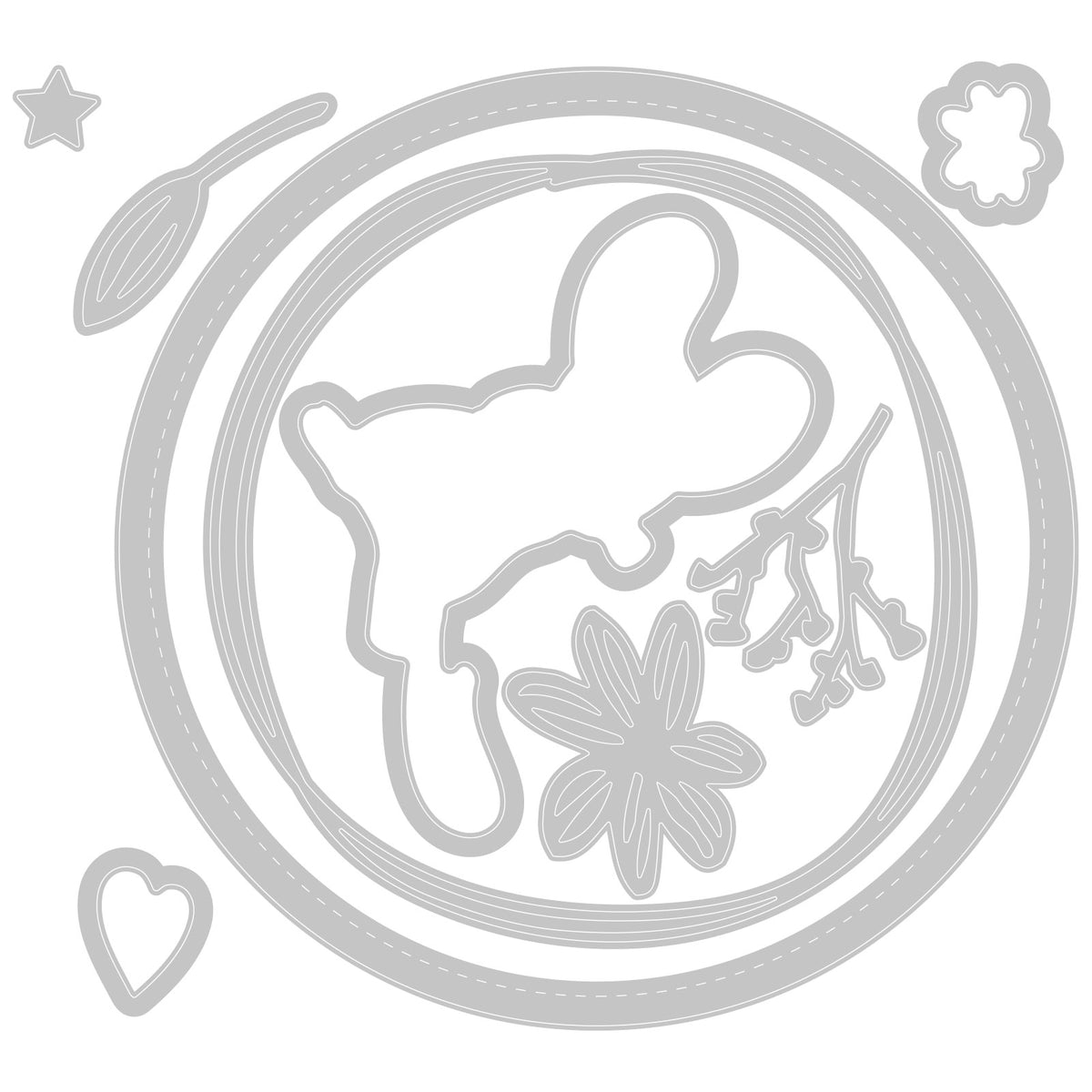 Sizzix Framelits Die Set w/Stamps - Hello Mouse (8PK) – Sizzix.co.uk