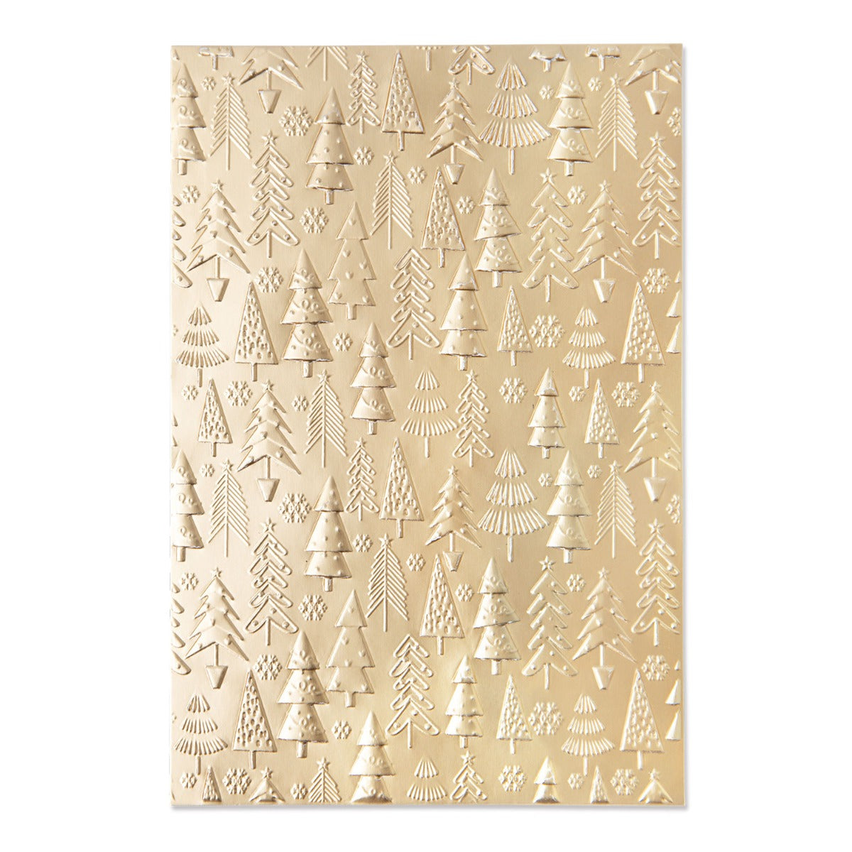 Sizzix 3-D Textured Impressions Embossing Folder - Christmas Tree Patt ...