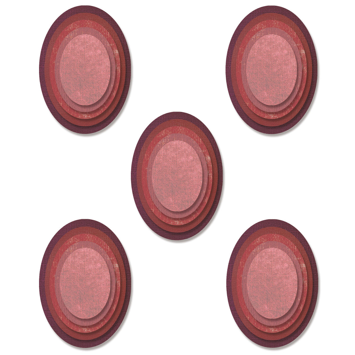 Sizzix Framelits Die Set - Stacked Oval Tiles (25 PK) by Tim Holtz ...