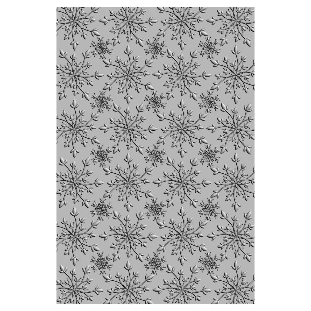 Sizzix 3-D Textured Impressions Embossing Folder - Snowflakes #2 ...