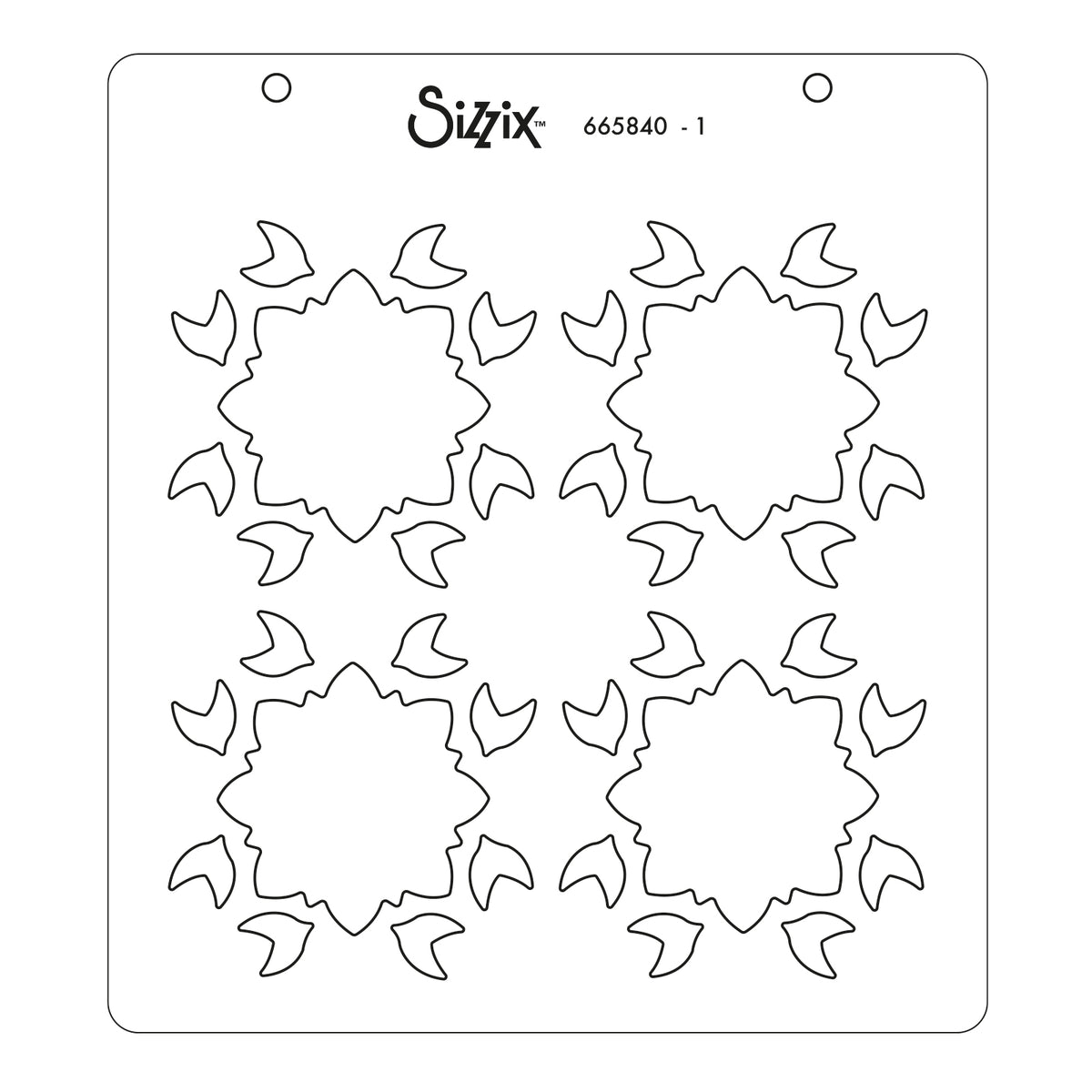 Sizzix Layered Stencils 4PK - Geo Background – Sizzix.co.uk