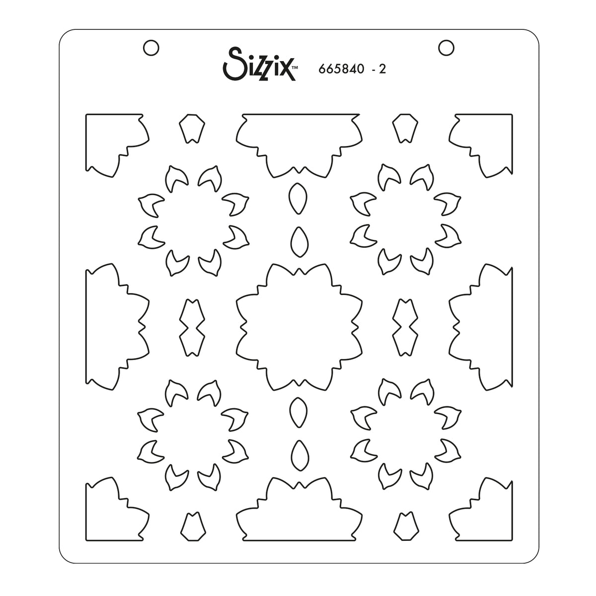 Sizzix Layered Stencils 4PK - Geo Background – Sizzix.co.uk