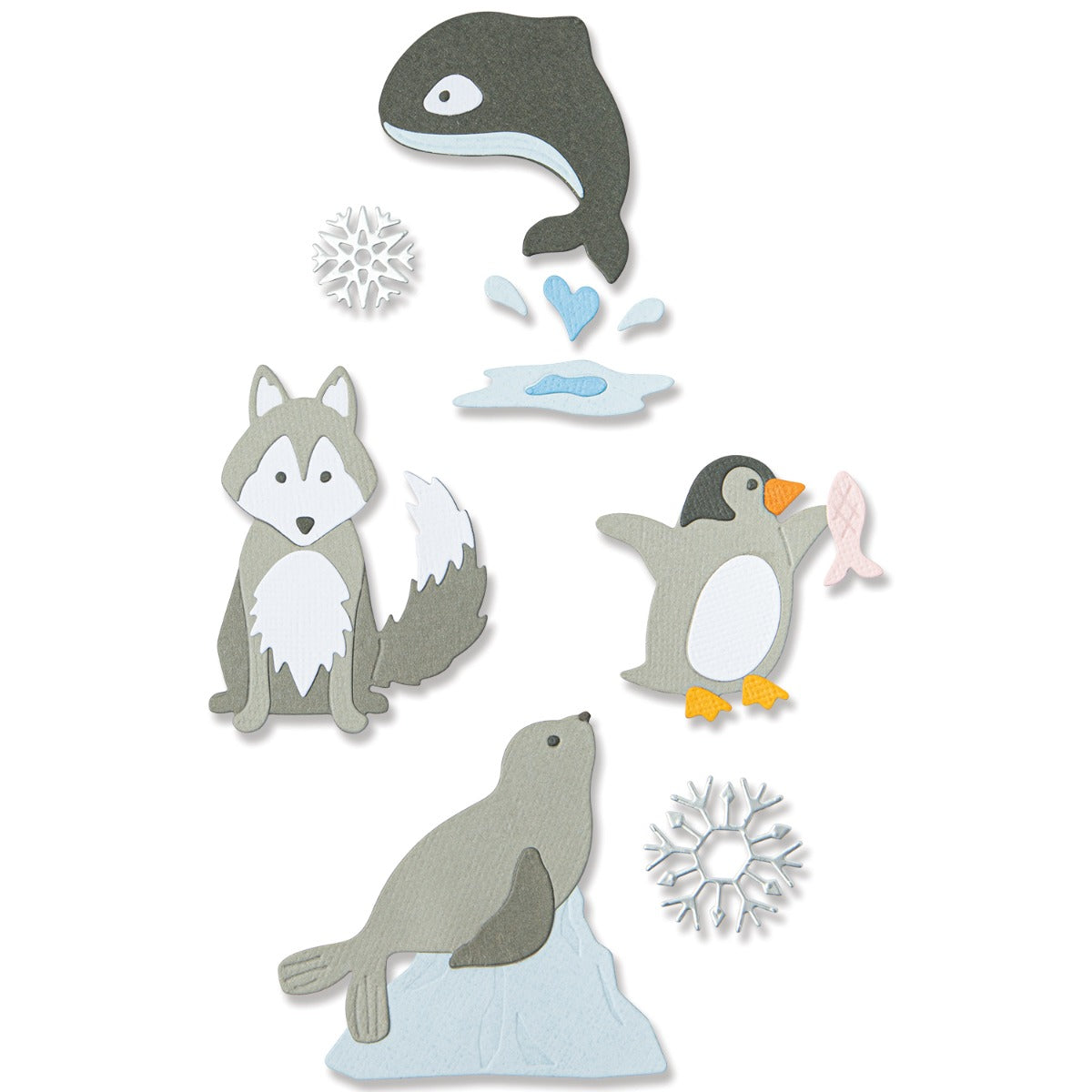 Sizzix Thinlits Die Set 8PK Arctic Animals – Sizzix.co.uk