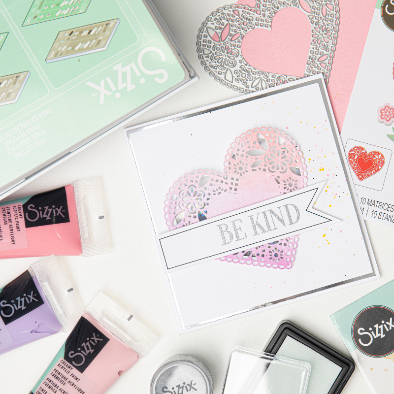 Sizzix Thinlits Die Set 10PK Doily Heart – Sizzix.co.uk