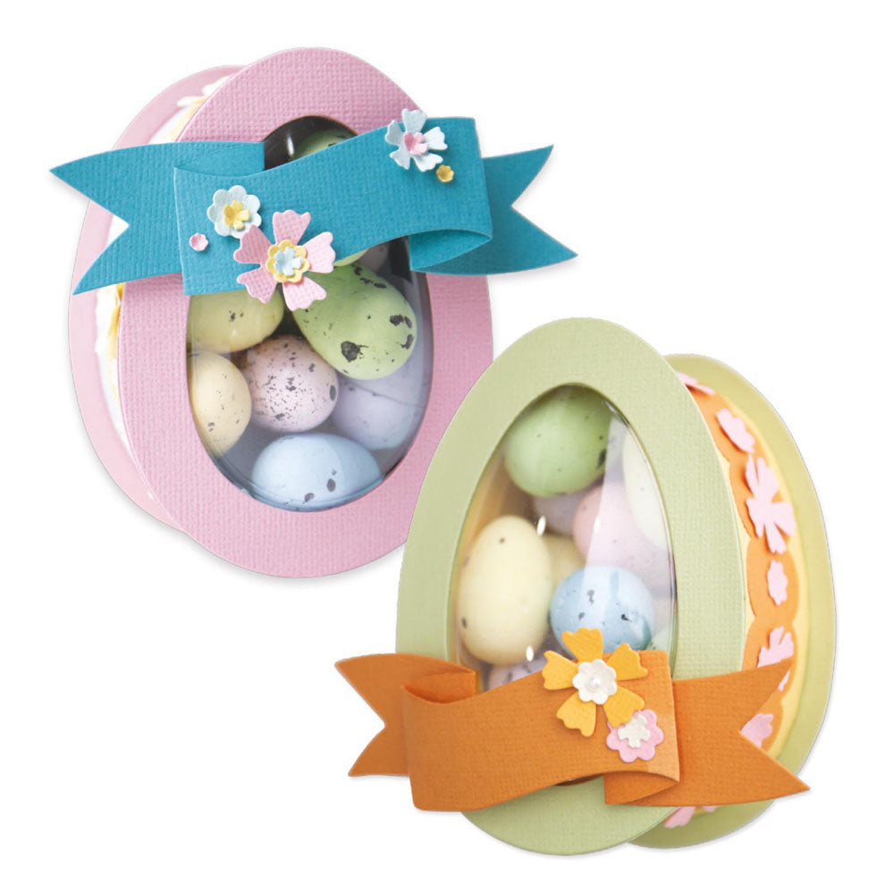 Sizzix Thinlits Die Set 9PK Easter Egg Box by Jennifer Ogborn – Sizzix ...