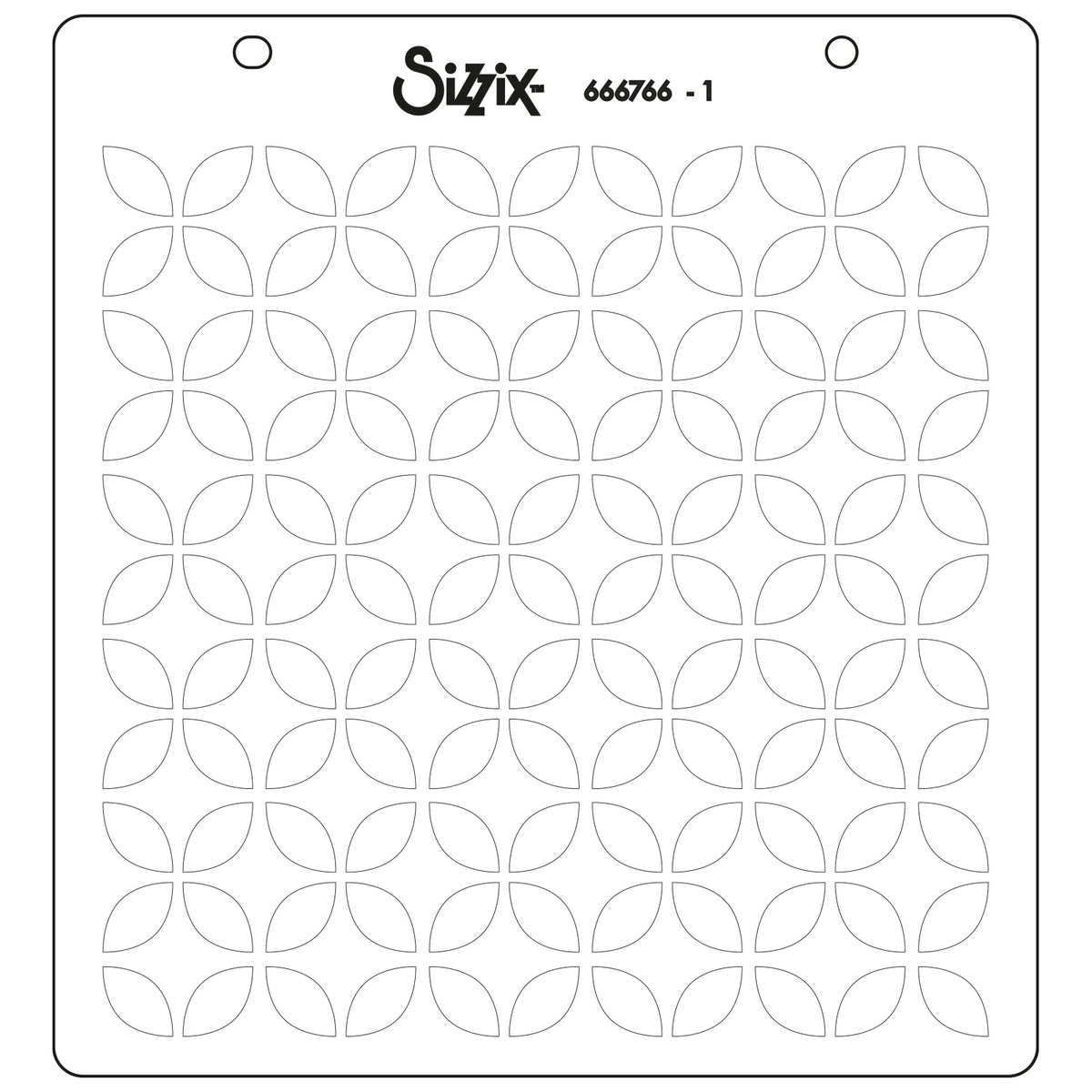 Sizzix Layered Stencils 4PK - Plate and Pattern by Eileen Hull – Sizzix ...