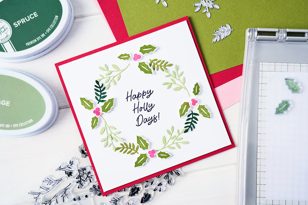 Sizzix Clear Stamps Set 29PK - Happy Holly Days by Catherine Pooler ...