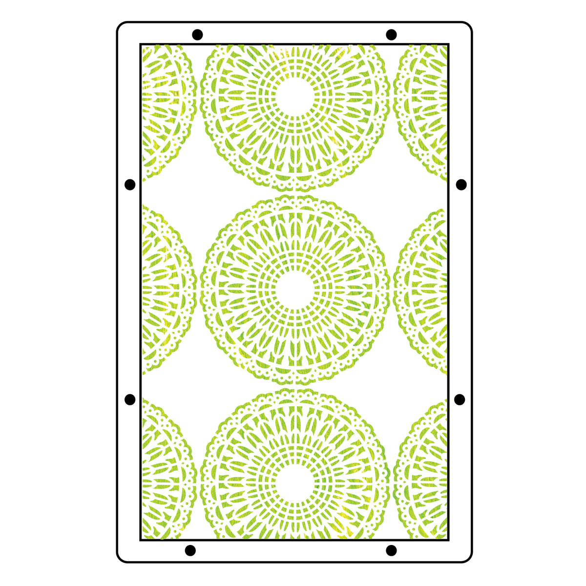 Sizzix Studio A5 Clear Stamps Set 6PK w/3pk A5 Stencils - Stitches by ...