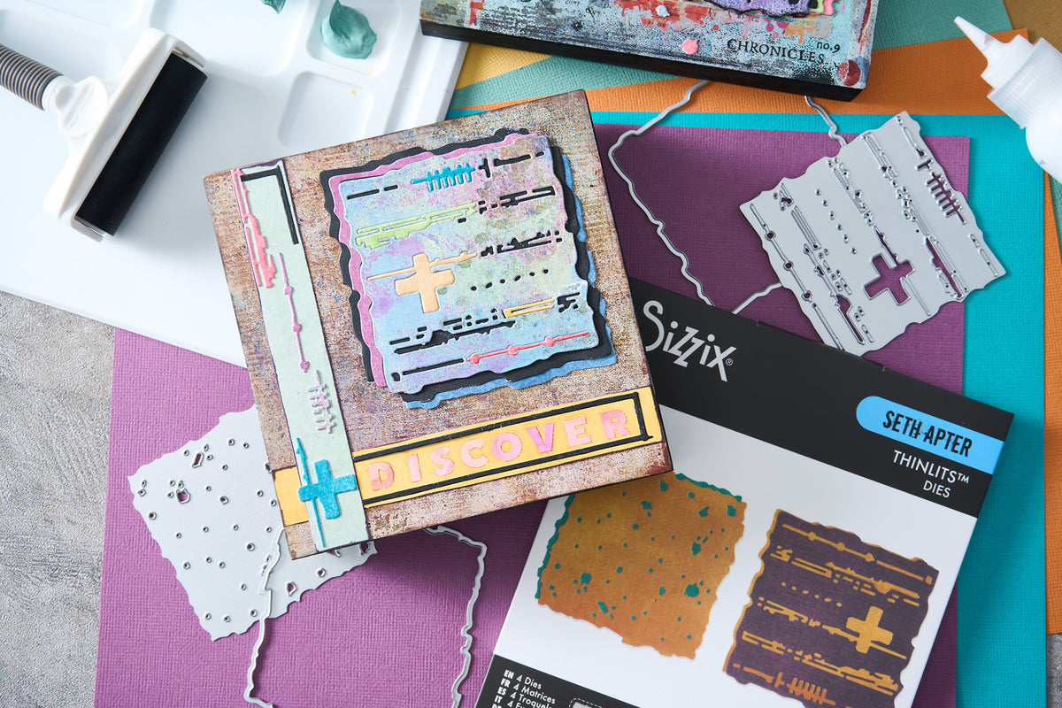 Sizzix Thinlits Die Set 4PK - Paper Cutz #1 by Seth Apter – Sizzix.co.uk