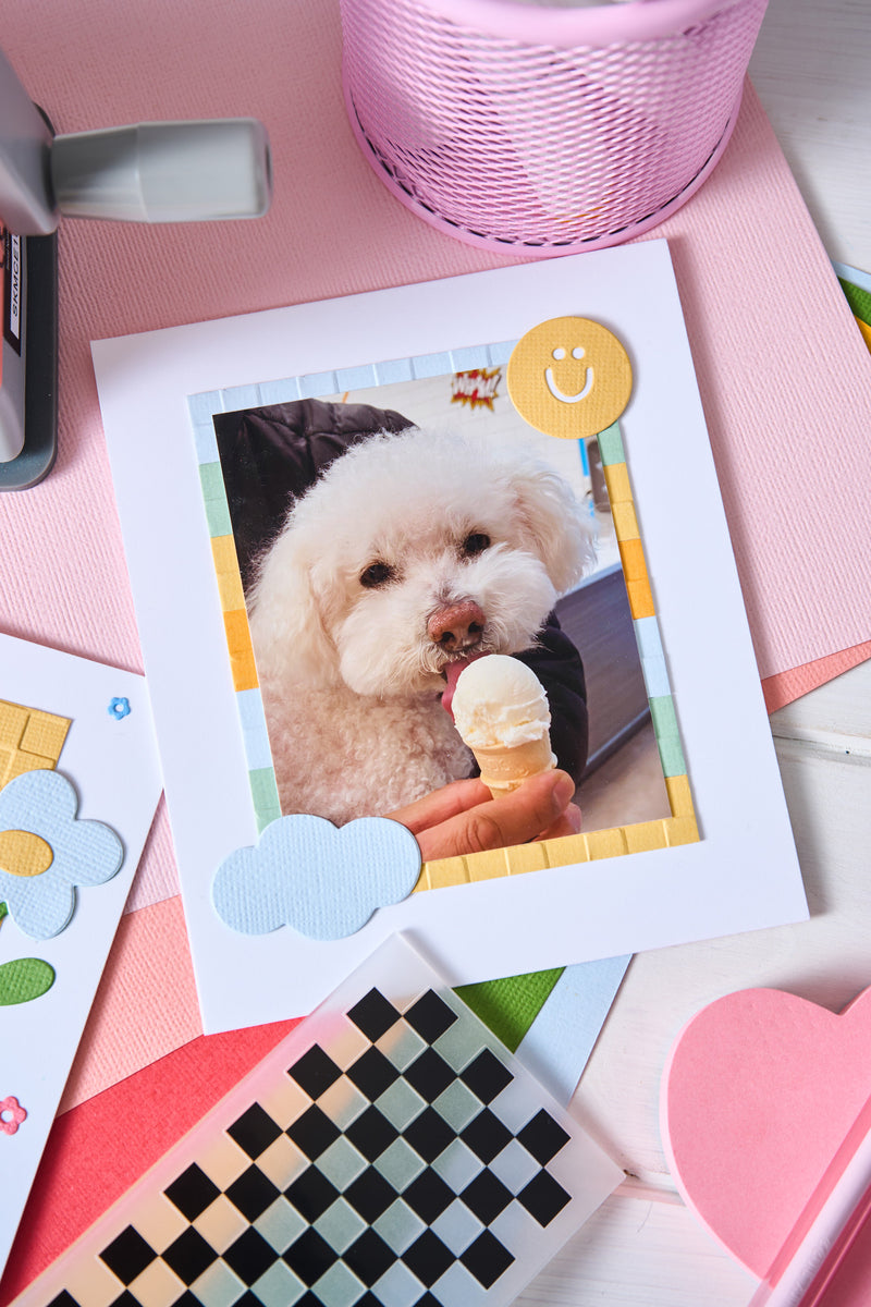 Sizzix 2D Mini Embossing Folder - Checkered Pattern by Letters by Shel ...