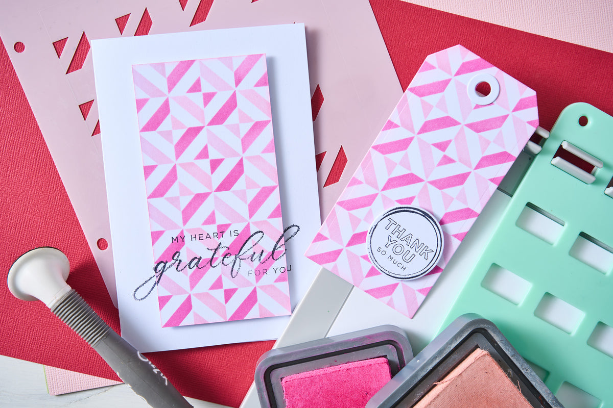 Sizzix Rotating Stencils 1PK - Geo Blocks by Sizzix – Sizzix.co.uk