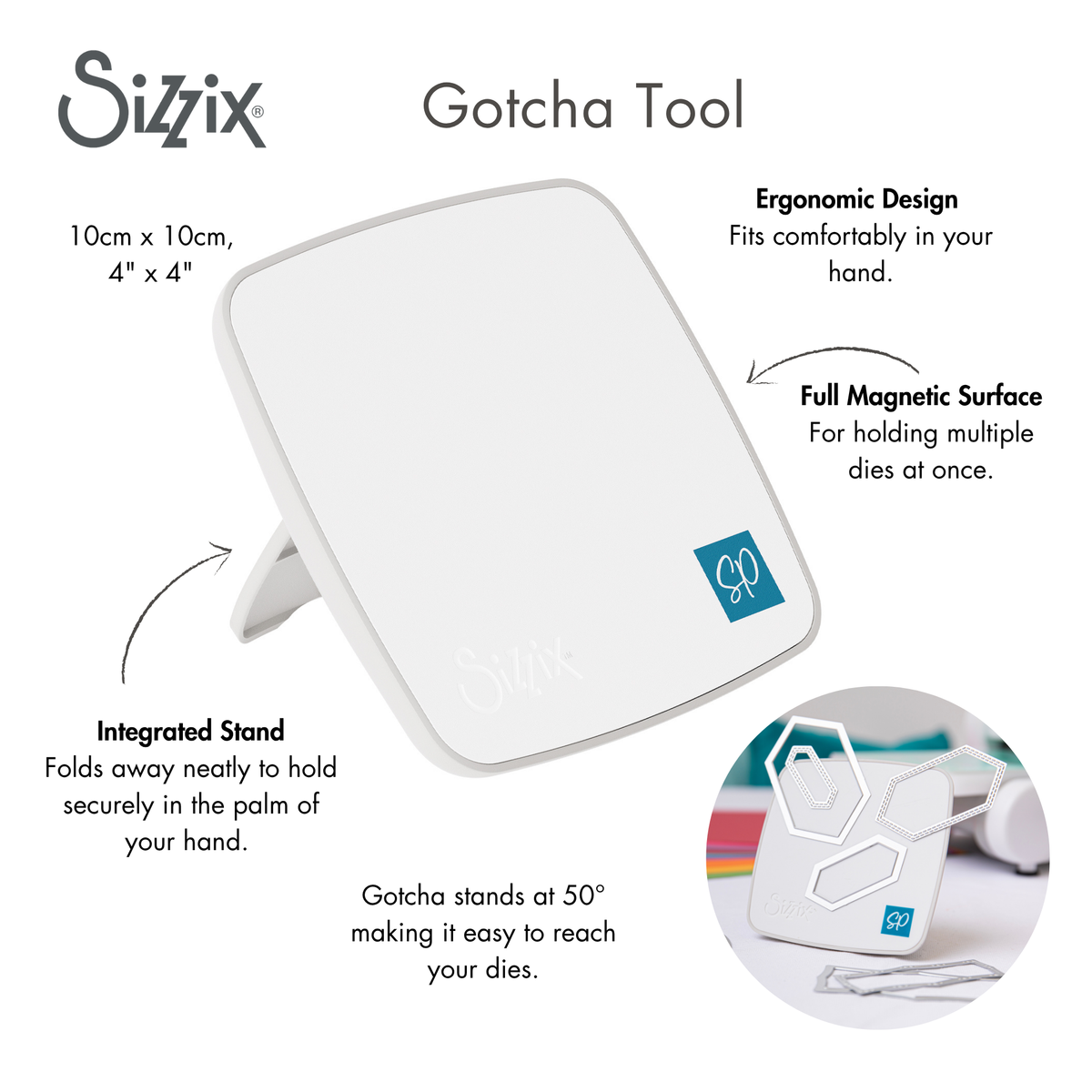 Sizzix Making Tool Gotcha, Magnetic Craft Stand – Sizzix.co.uk