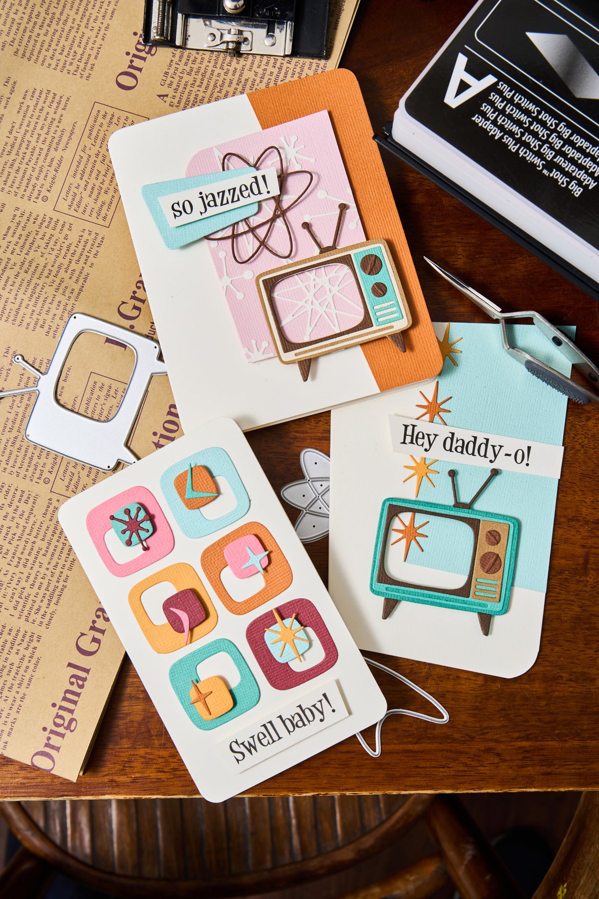 Sizzix Thinlits 24PK Die Set - Vault Atomic Retro by Tim Holtz – Sizzix.co.uk